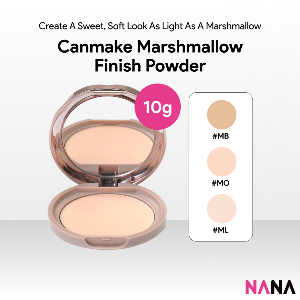 Canmake Marshmallow Finish Powder SPF50/PA+++ 10g [MB, MO, ML] | Shopee Singapore