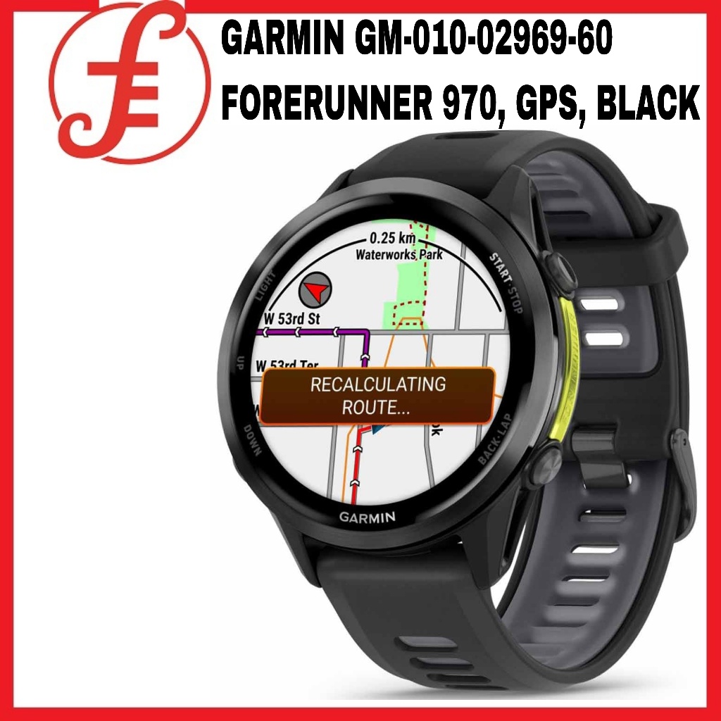GARMIN GM-010-02969-60 FORERUNNER 970, GPS SMART WATCH | Shopee Singapore