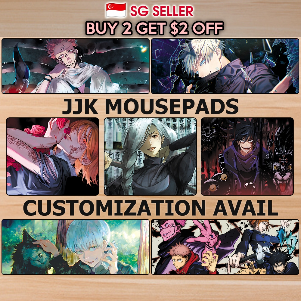 Jujutsu Kaisen Mousepad JJK Desk Mat Jujutsu Kaisen Merch Inumaki Gojo ...