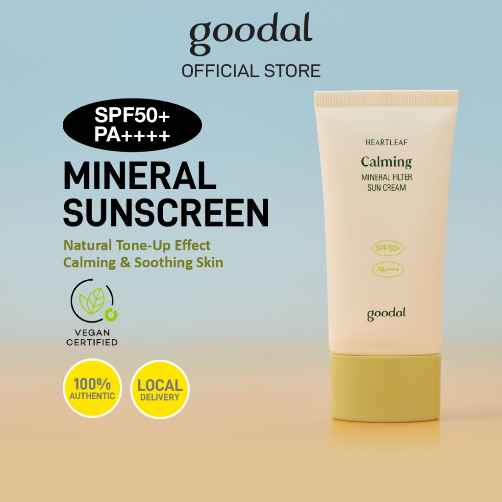 [GOODAL] Houttuynia Cordata Calming Mineral Filter Sun Cream SPF 50+ PA ...