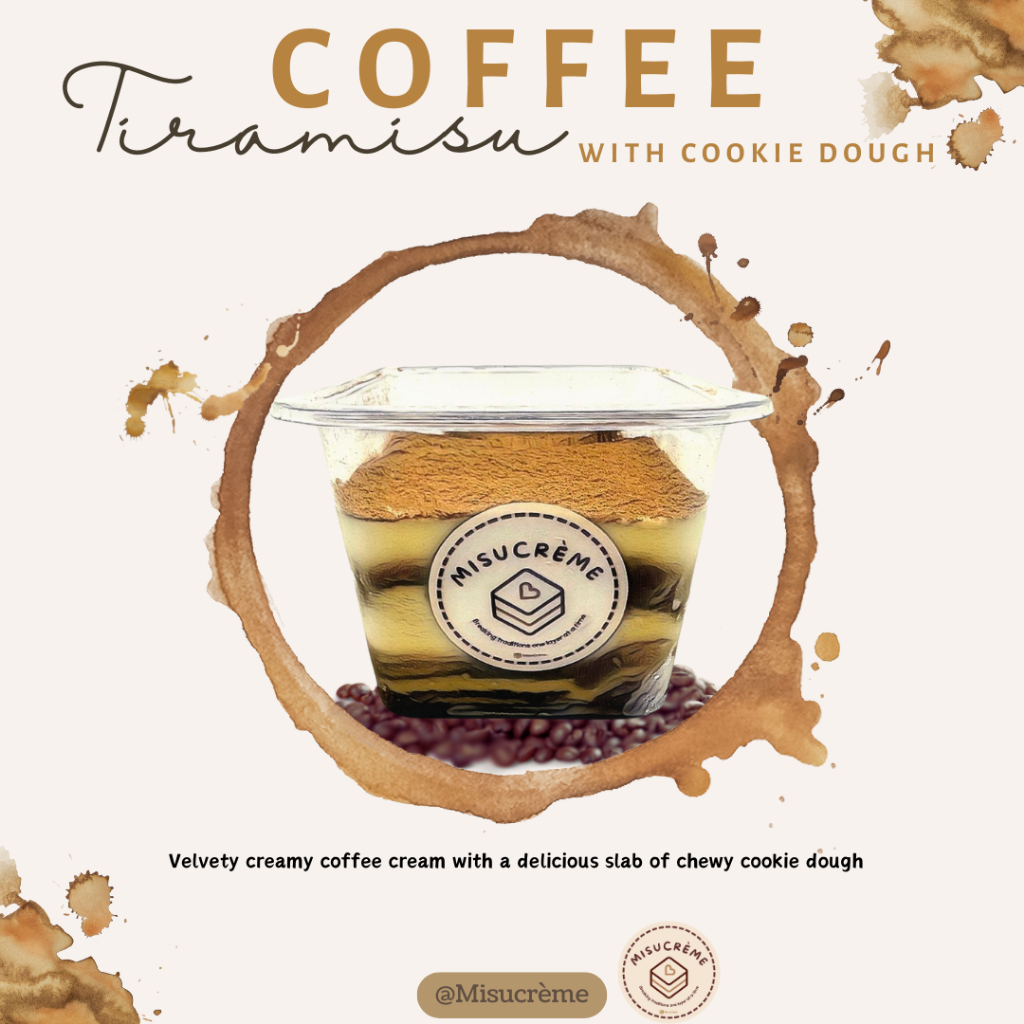 Coffee Tiramisu Cake (Coffee Creme with Cookie Dough) | Shopee Singapore
