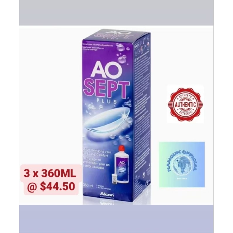 AOSEPT PLUS SOLUTION (360ML) | Shopee Singapore