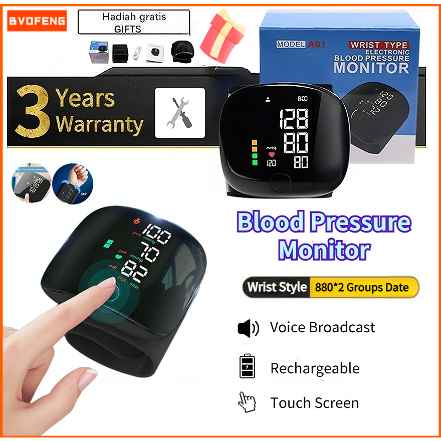 🔥SG STOCK🔥 Rechargeable Blood Pressure Monitor Voice Player Home ...