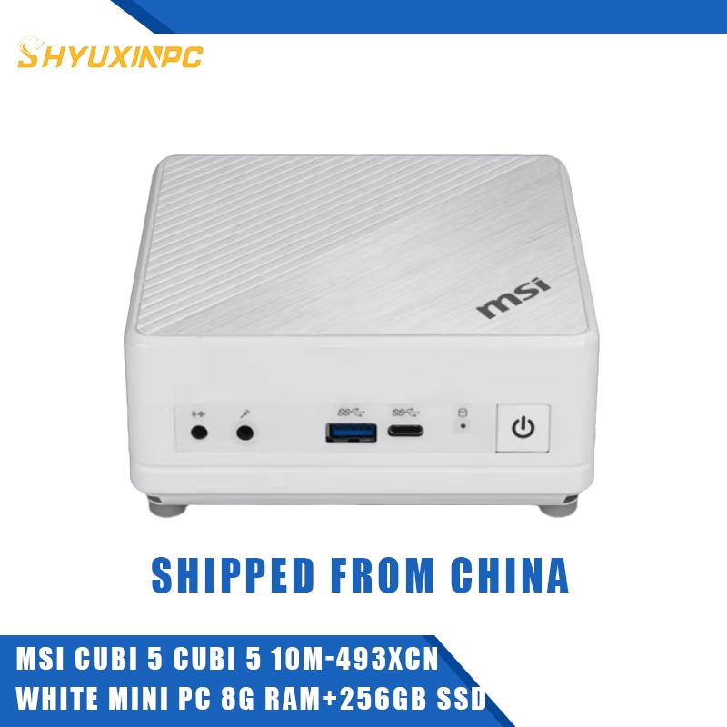 MSI Cubi 5 Cubi 5 10M-493XCN White Mini PC Host i5 10210U CPU 8G RAM ...