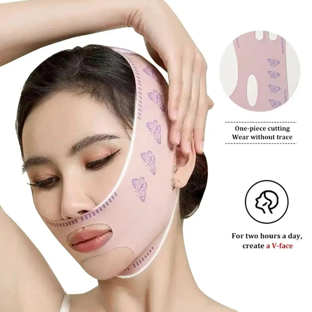 V Face Band Lifting Up Face Cheek Thin Mask Reduce Double Chin V-Line ...