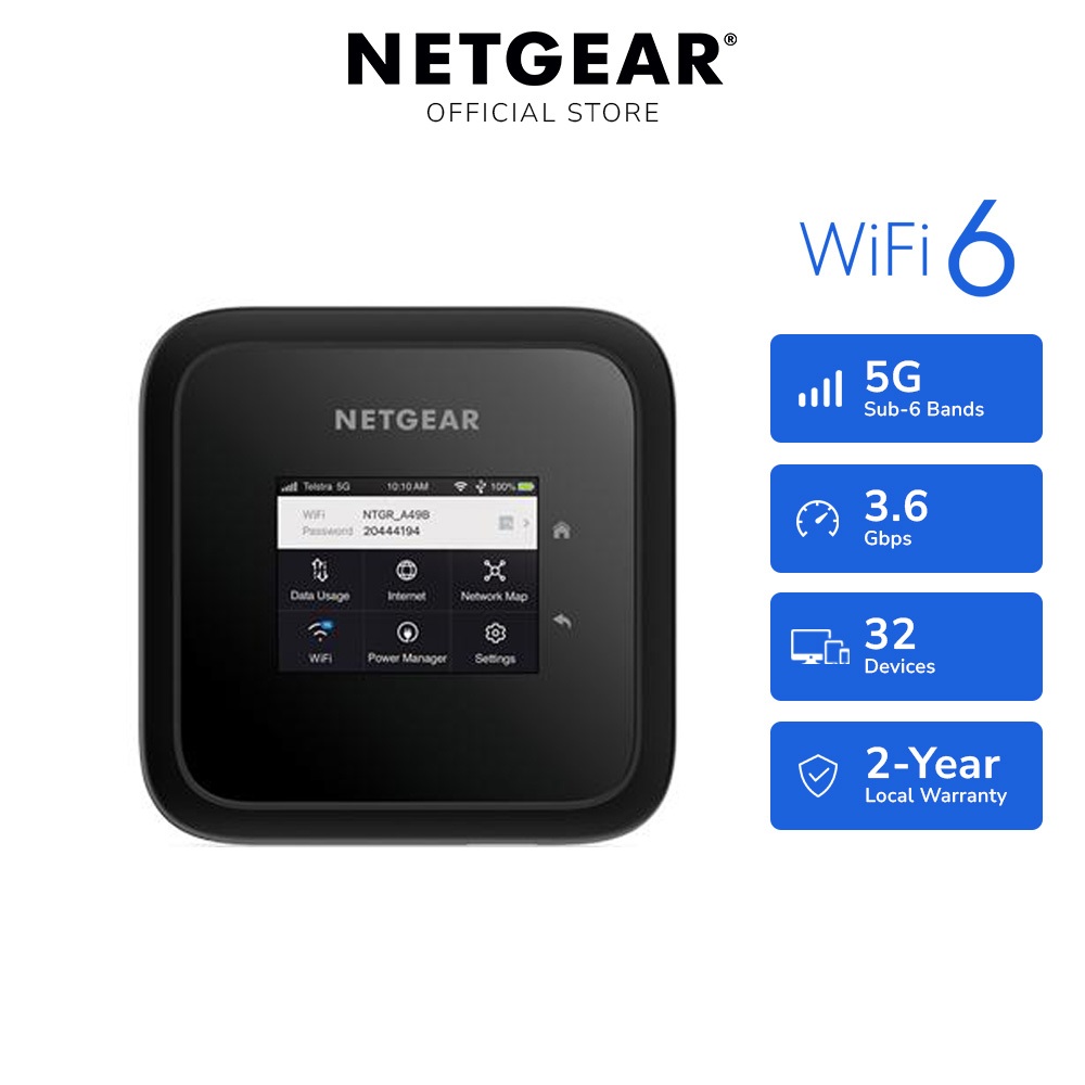 NETGEAR Nighthawk (MR6110) M6 5G WiFi 6 Mobile Hotspot Router ...