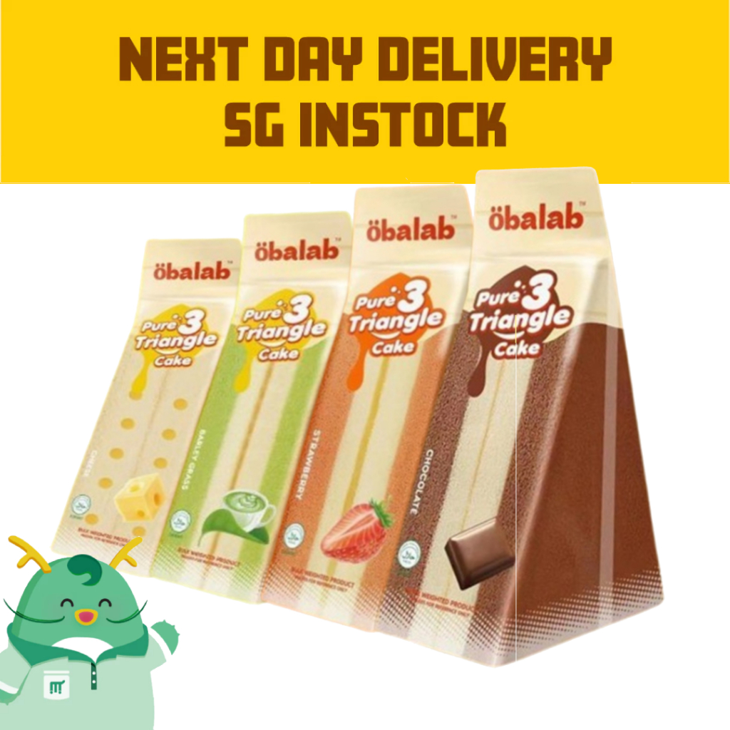 🇸🇬🔥TIK TOK ITEM🔥 OBALAB Pure 3 Triangle Cake (Cheese, Chocolate ...