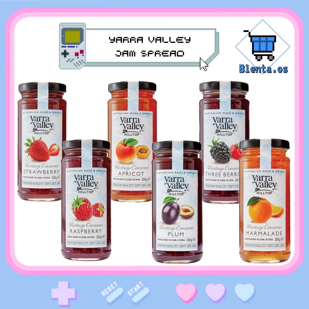 Yarra Valley Hilltop Jam Strawberry/Apricot/Three Berries/Marmalade ...