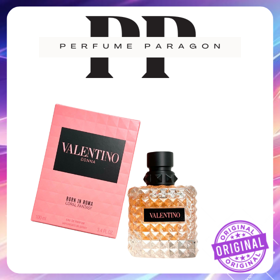100 ML EDP AUTHENTIC VALENTINO DONNA BORN IN ROMA CORAL FANTASY PERFUME ...
