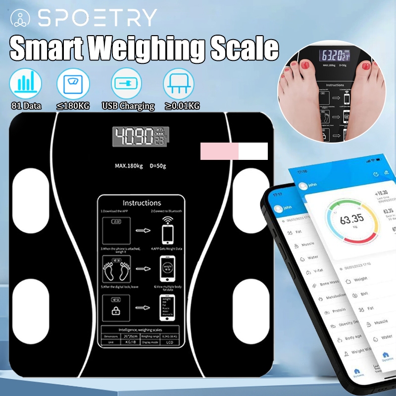Digital Weighing Scale Body Fat Weighting Scale Weight Scale Household ...