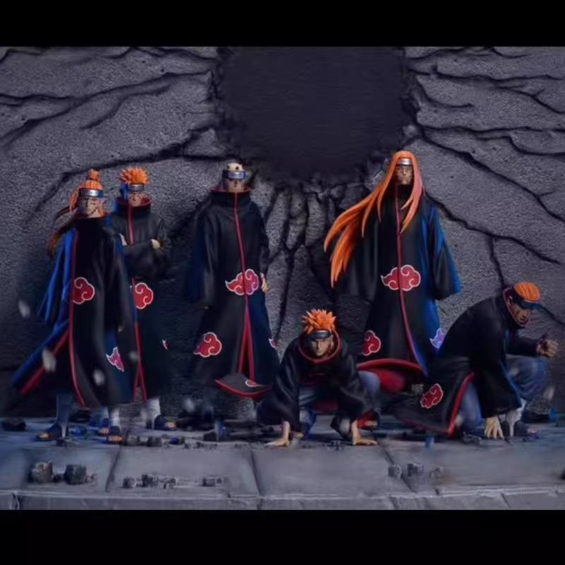 Naruto - Akatsuki Organization Figure Set| Nagato Pain Six Paths Naruto ...