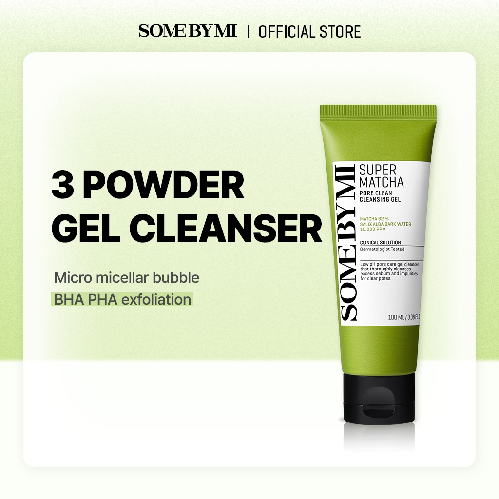 [SOME BY MI] Super Matcha Pore Clean Cleansing Gel 100ml(pores | Shopee ...