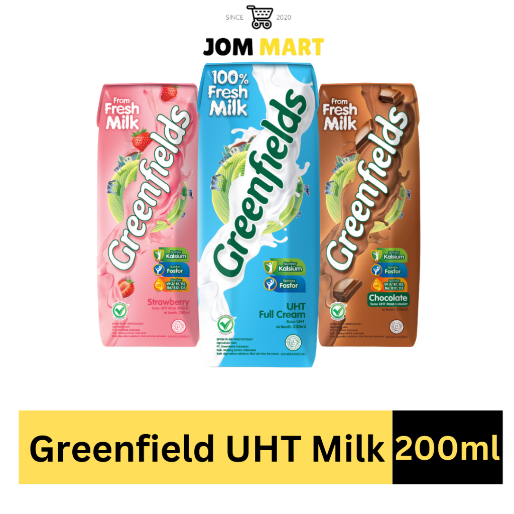 Greenfield 200ml UHT Milk | Shopee Singapore