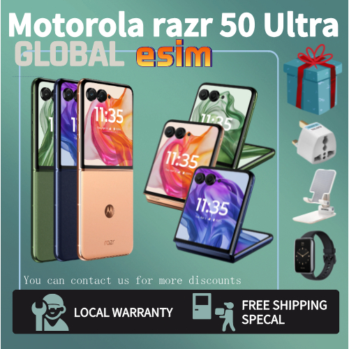 [Global + Esim] Motorola moto razr 50 Ultra丨Razr 40 Ultra nano sim ...