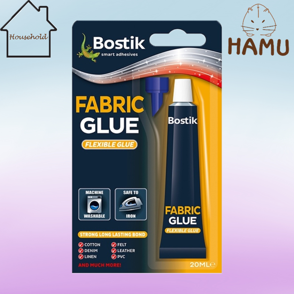 |🐹SG LOCAL🐹| BOSTIK® Flexible Fabric Glue 20g [Hamu] | Shopee Singapore