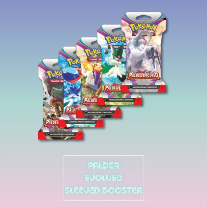 Pokemon TCG - Paldea Evolved Sleeved Booster | Shopee Singapore