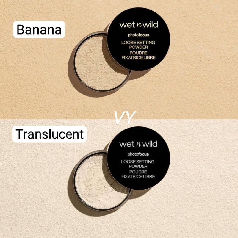 Wet n Wild PhotoFocus Loose Setting Powder, Translucent, Banana, 20g ...