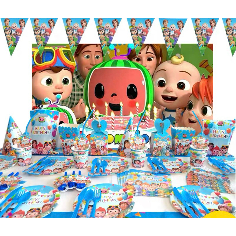 Cocomelon birthday party supply / Coco Melon party | Shopee Singapore