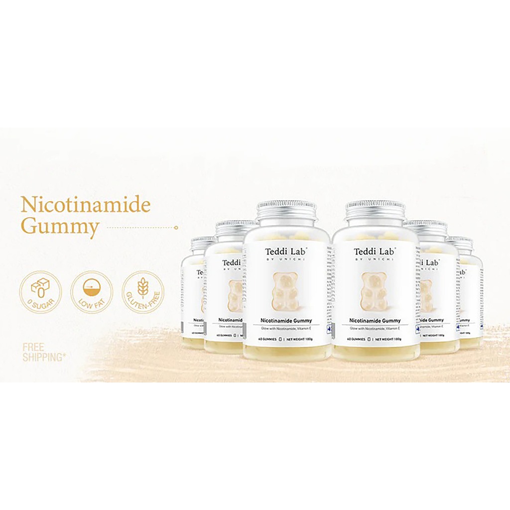 [BUNDLE OF 2/3/5] Teddi Lab Unichi Nicotinamide Gummy (60 Gummies) | Shopee Singapore