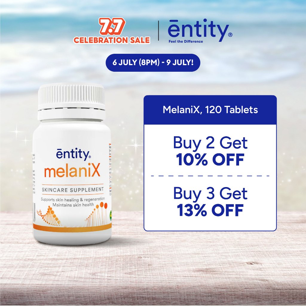 Entity Health MelaniX (Zinc, Anti-inflammatory, Tomato Extract) UV ...