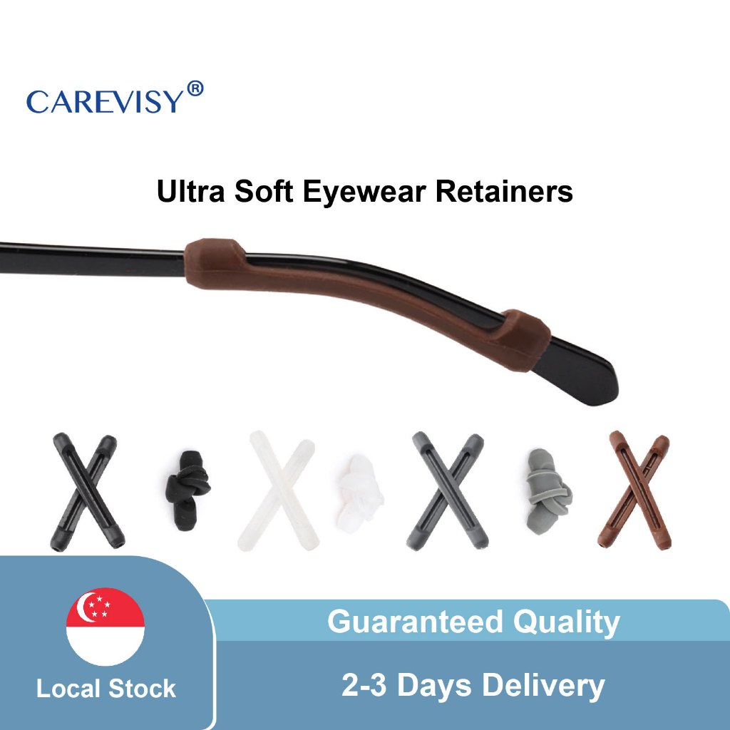 CAREVISY 2 pairs Sport Anti Slip Spectacle Hook Eyewear Retainer ...