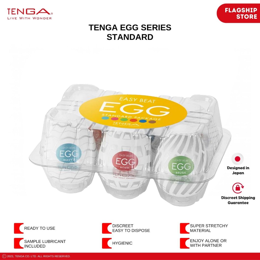 Tenga Egg Standard Series Bundle Set Pocket Size Adult Regular ...