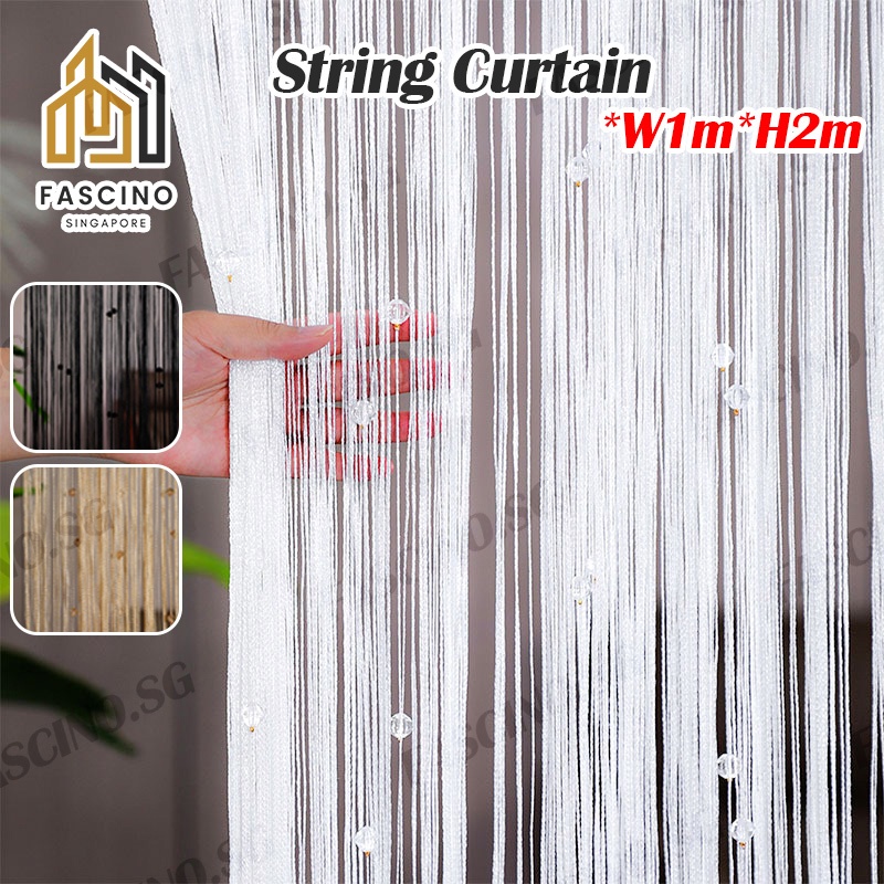 【SG】1M*2M String Curtains Partition Line Curtain Divider Blind for ...
