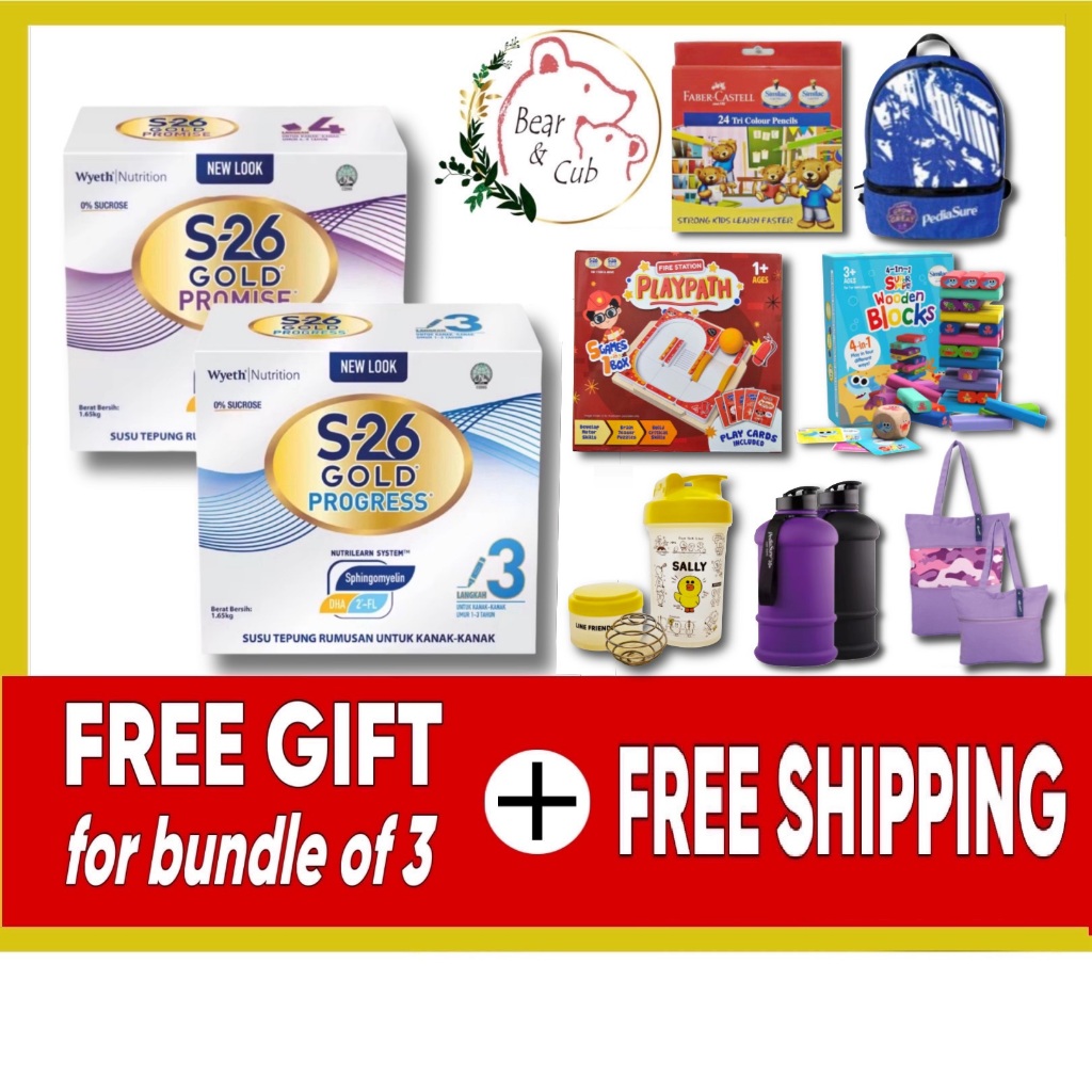 1.65kg WYETH S26 GOLD PROGRESS (STAGE 3) /PROMISE (STAGE 4) | Shopee ...