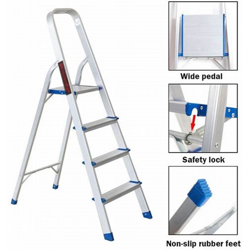 Domestic Family Aluminium Steps Ladder (4-10 Steps) | Shopee Singapore