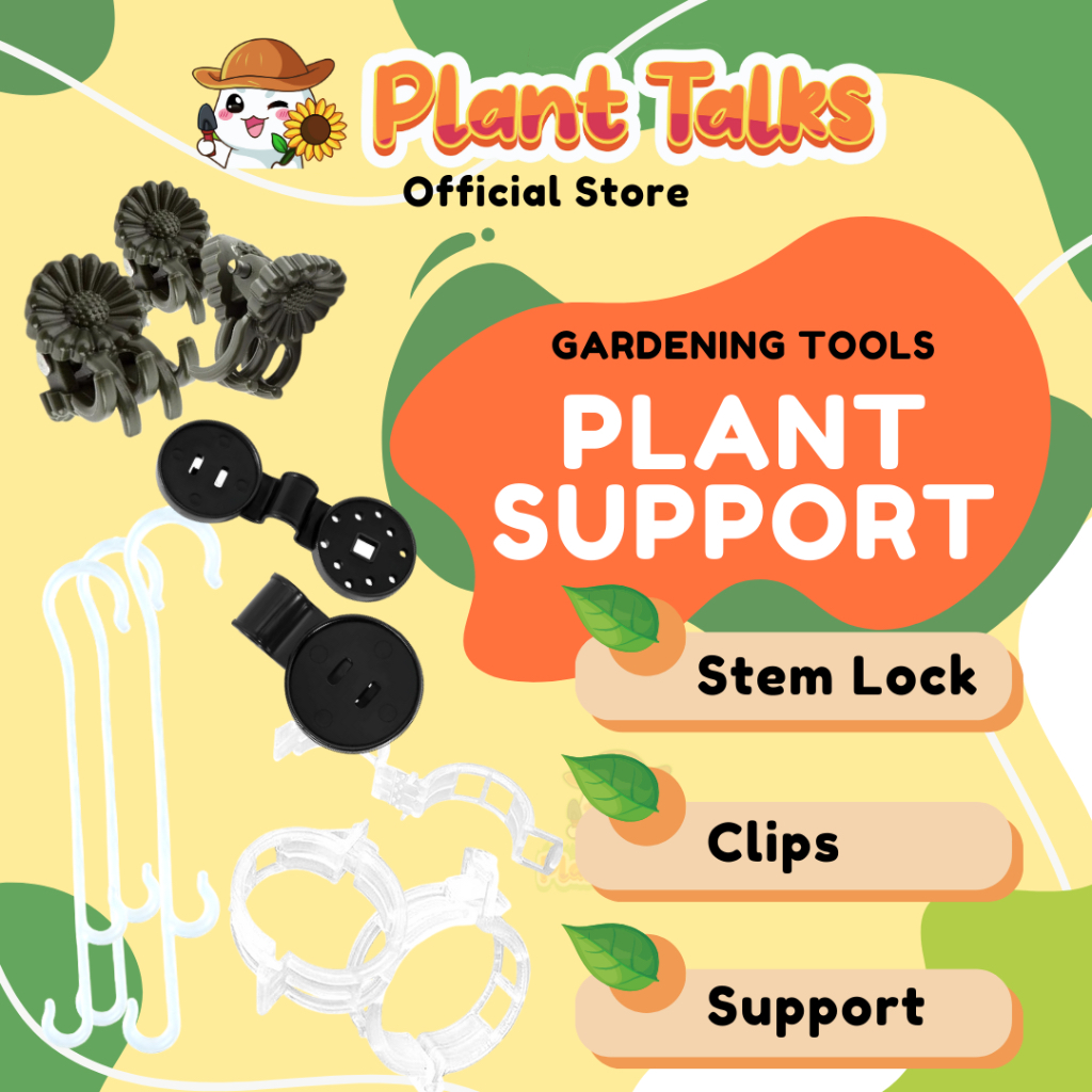 Plant Talks Plant Support Hook Stem Lock Orchid Clip for Climbing ...