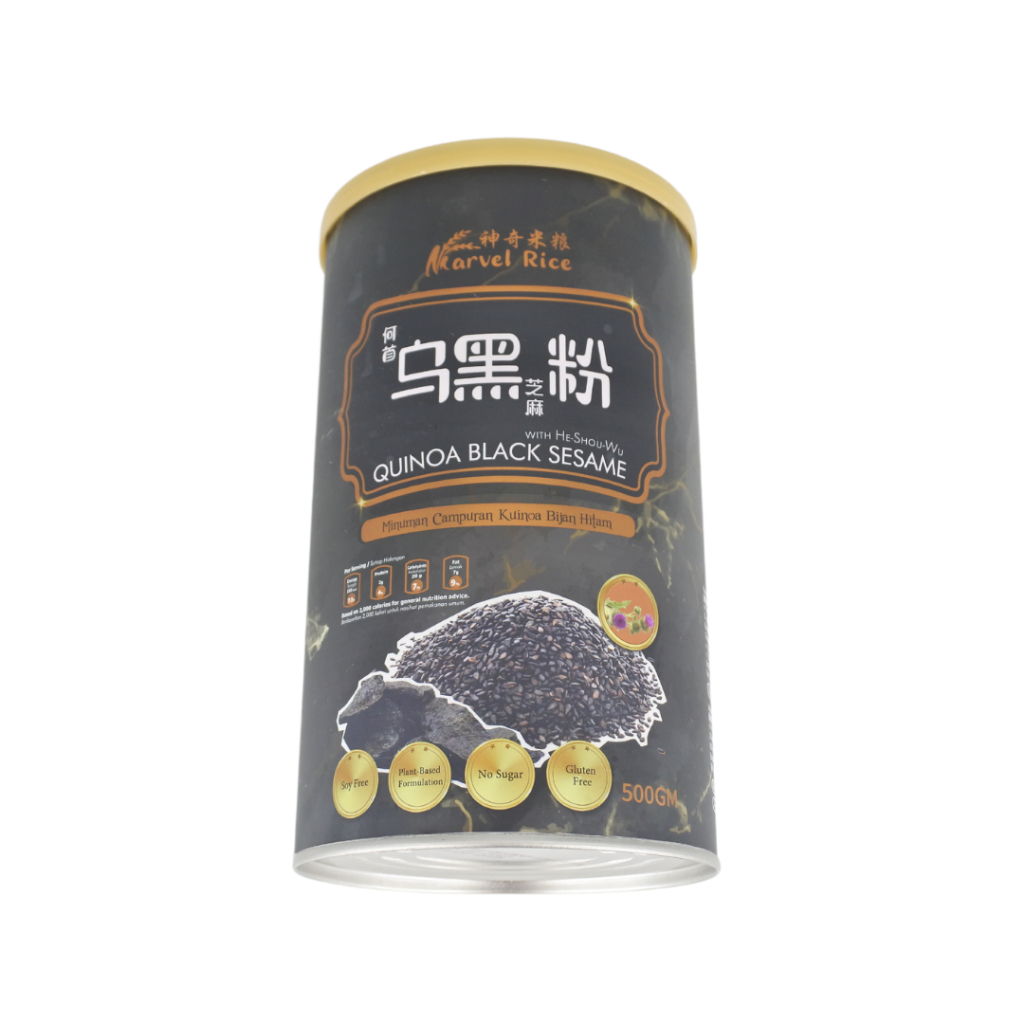 [Marvel Rice] Rice Quinoa Black Sesame with HeShouWu 何首乌黑芝麻粉 500g ...