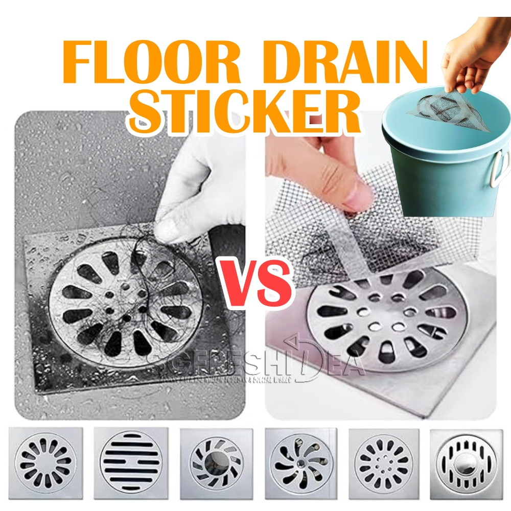 (7.7 MEGA SALE) Floor Drain Sticker Bathroom Filter Cover Drainage ...