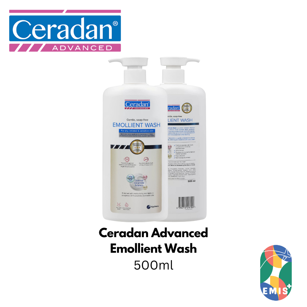 [500ml] Clinic Exclusive Ceradan® Advanced Emollient Wash (EXP 07/2027 ...