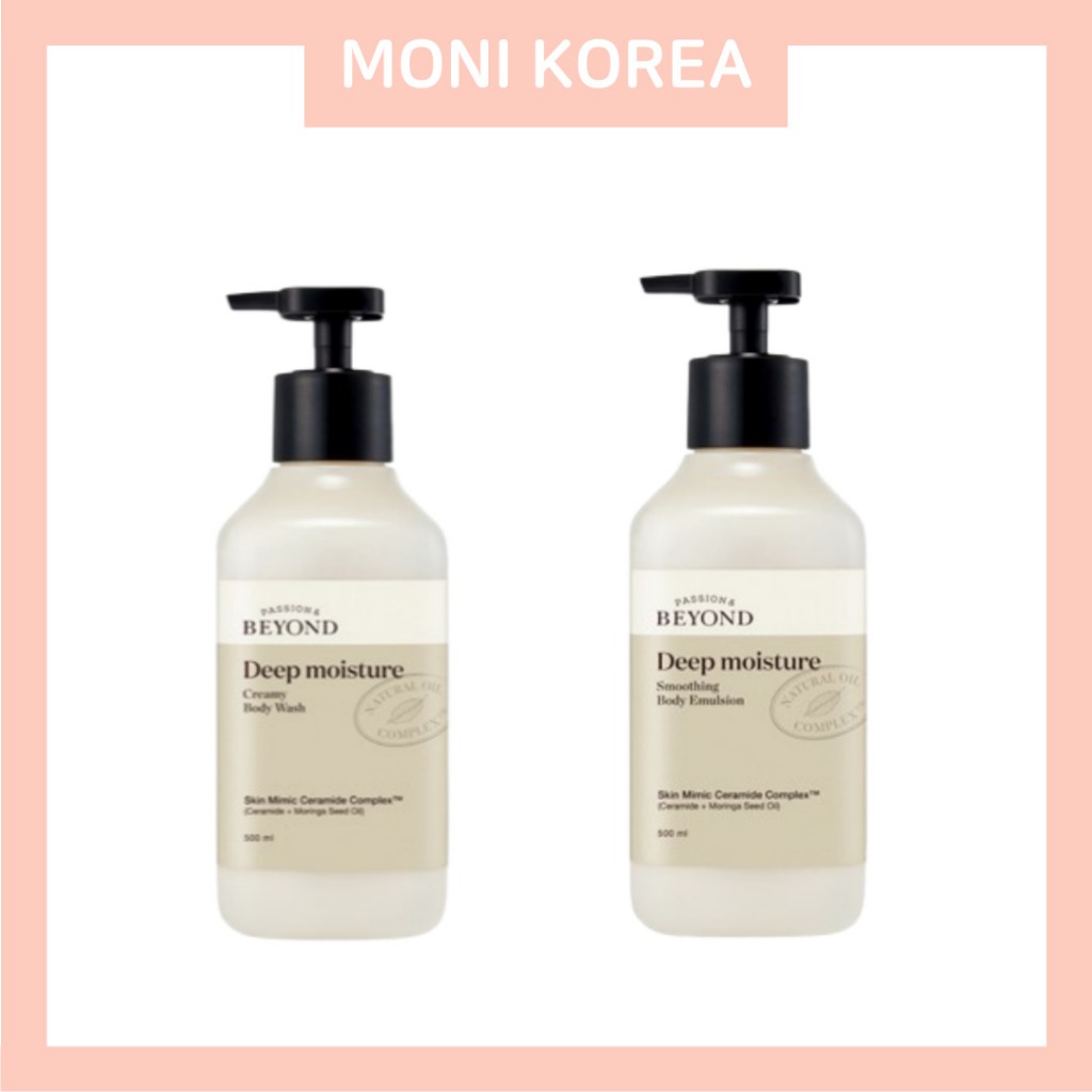 [Beyond] Deep Moisture Body Wash & Emulsion 500ml | Shopee Singapore