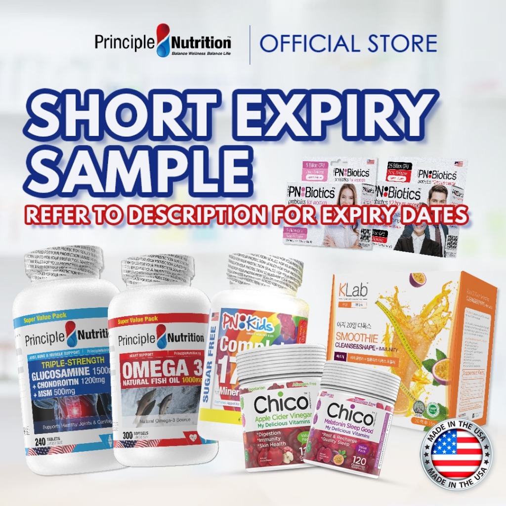Short Expiry Sample Principle Nutrition PNBiotics PNKids Plusbio Chico ...
