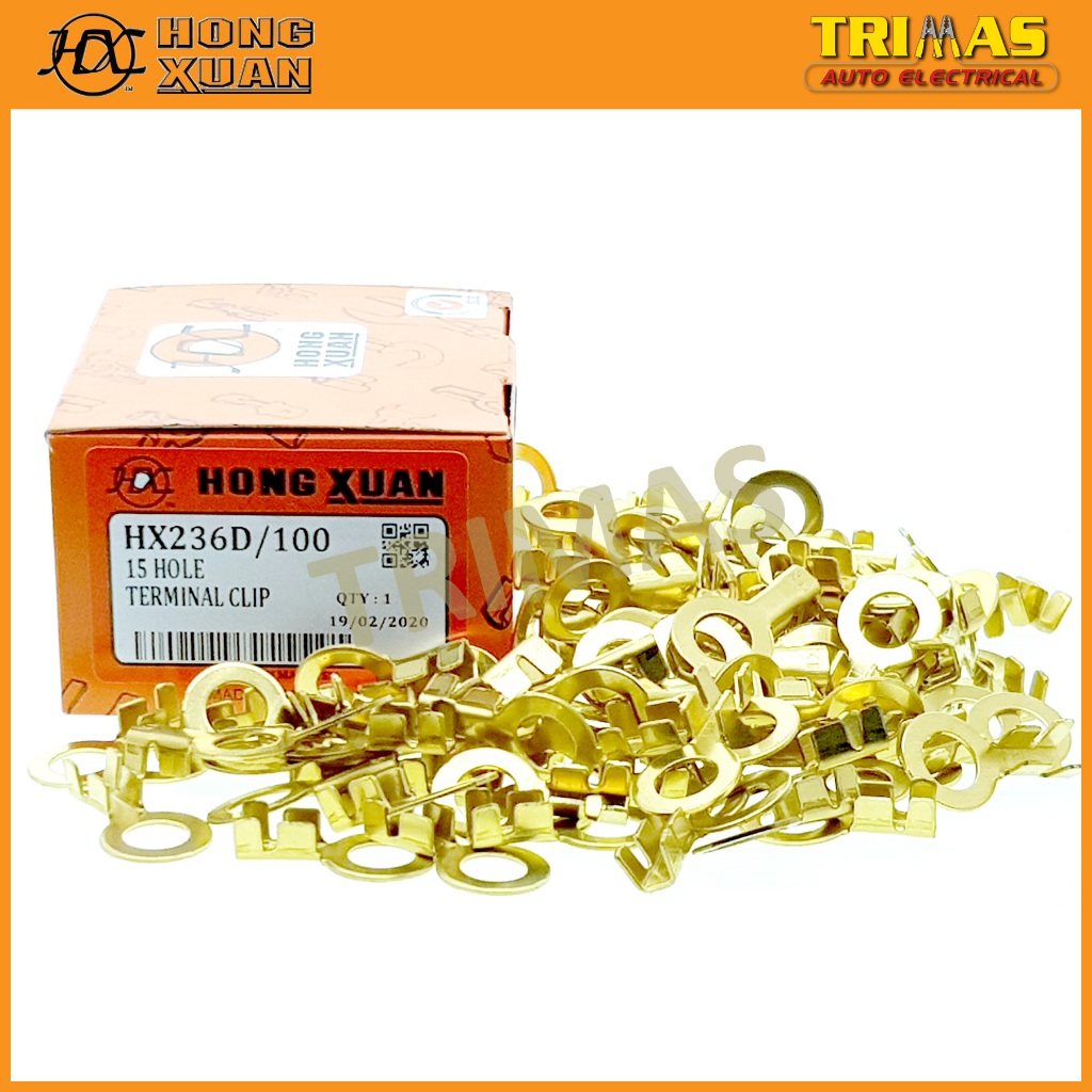 HX236D Hong Xuan Malaysia Heavy Duty Non Insulated Ring Terminal (100 ...