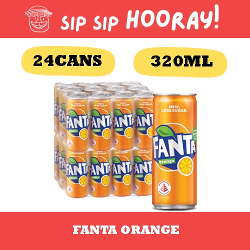 Fanta Orange / Grape (320ml x 24cans) - Case (Halal) | Shopee Singapore