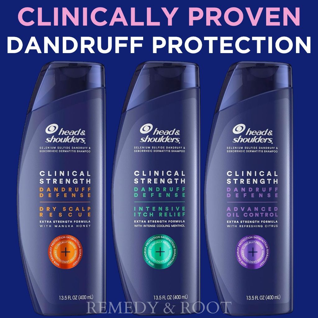 Head and Shoulders Anti Dandruff Clinical Strength Dandruff Shampoo ...