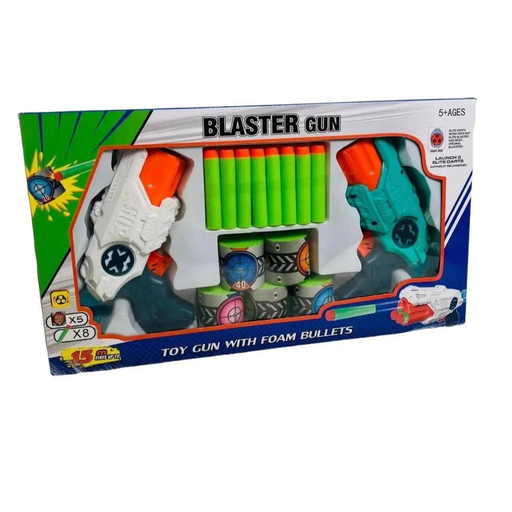 Children Kids Gun Battle Set Safe for Kids Blaster Toy Gun with Foam ...