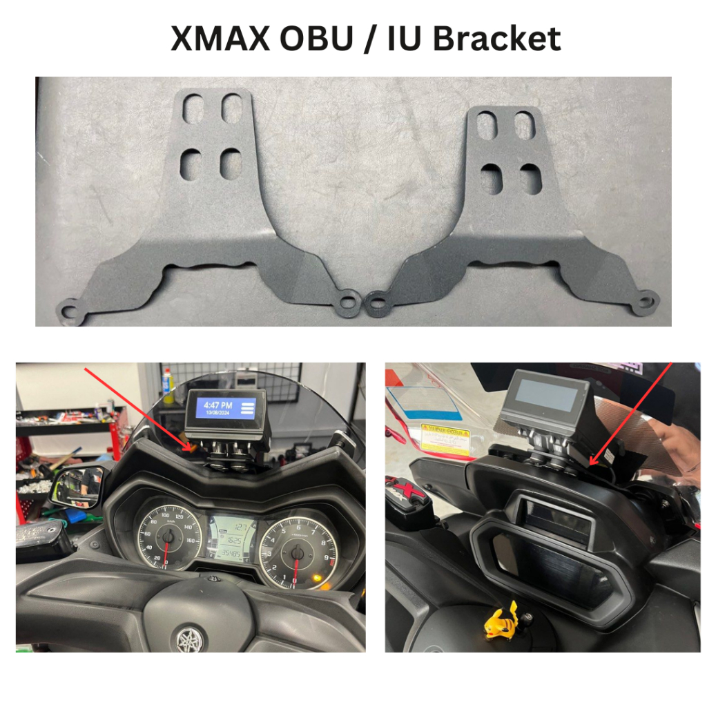 XMAX V1 V2 IU OBU Bracket Custom Bracket Mount | Shopee Singapore