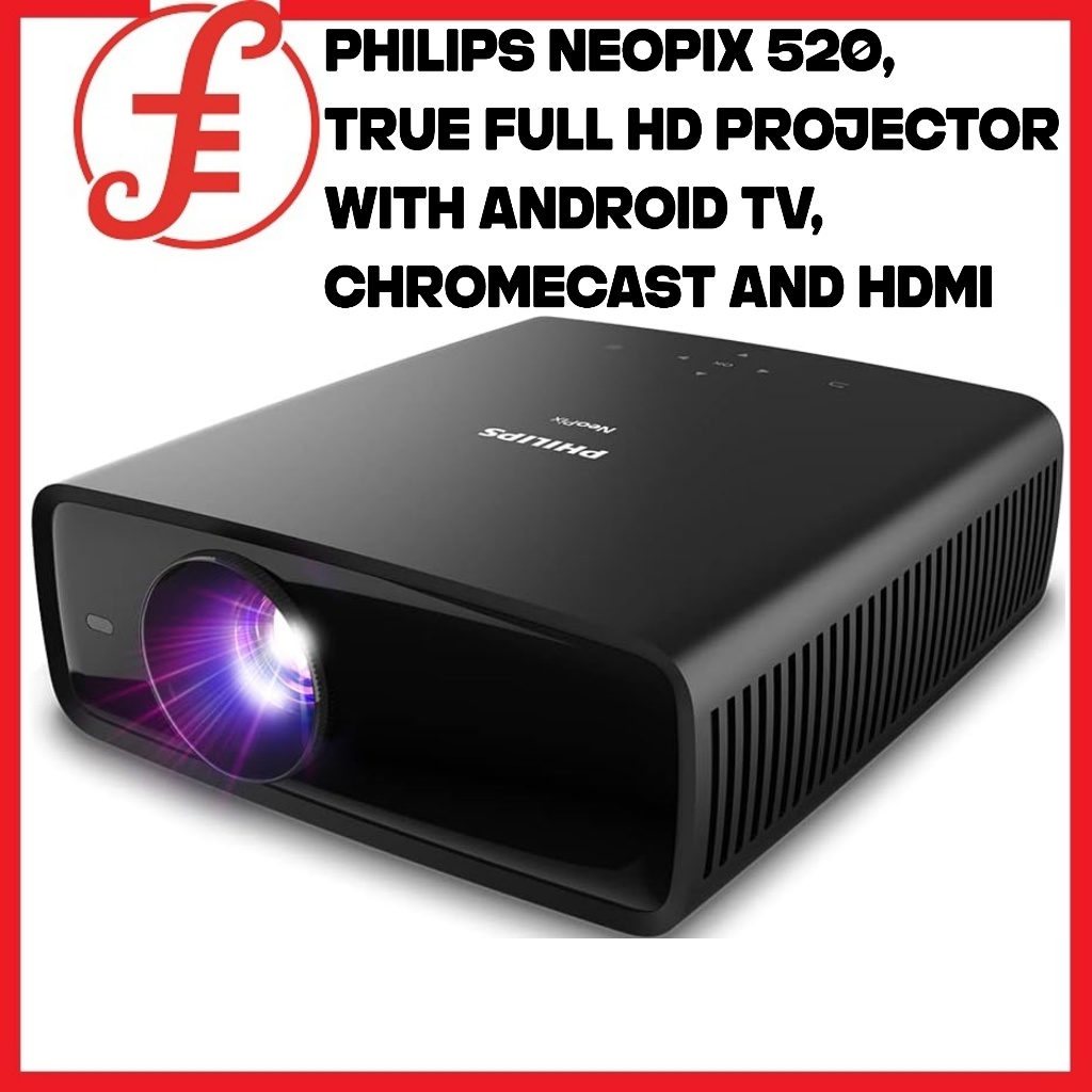 Philips NeoPix 520,with built-in Android TV, Chromecast and HDMI ...
