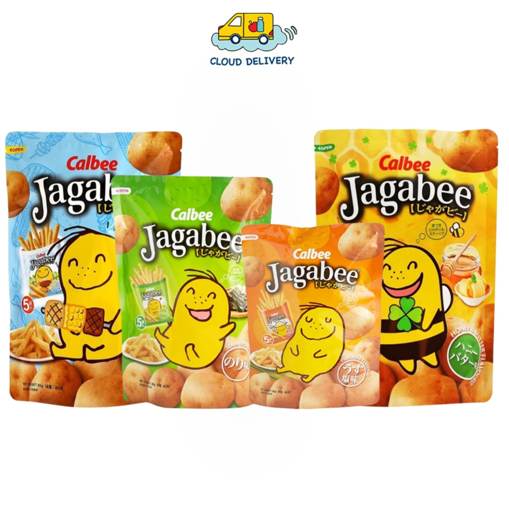 Calbee Jagabee Pouch Potato Chips Sticks (5 x 18g) | Shopee Singapore