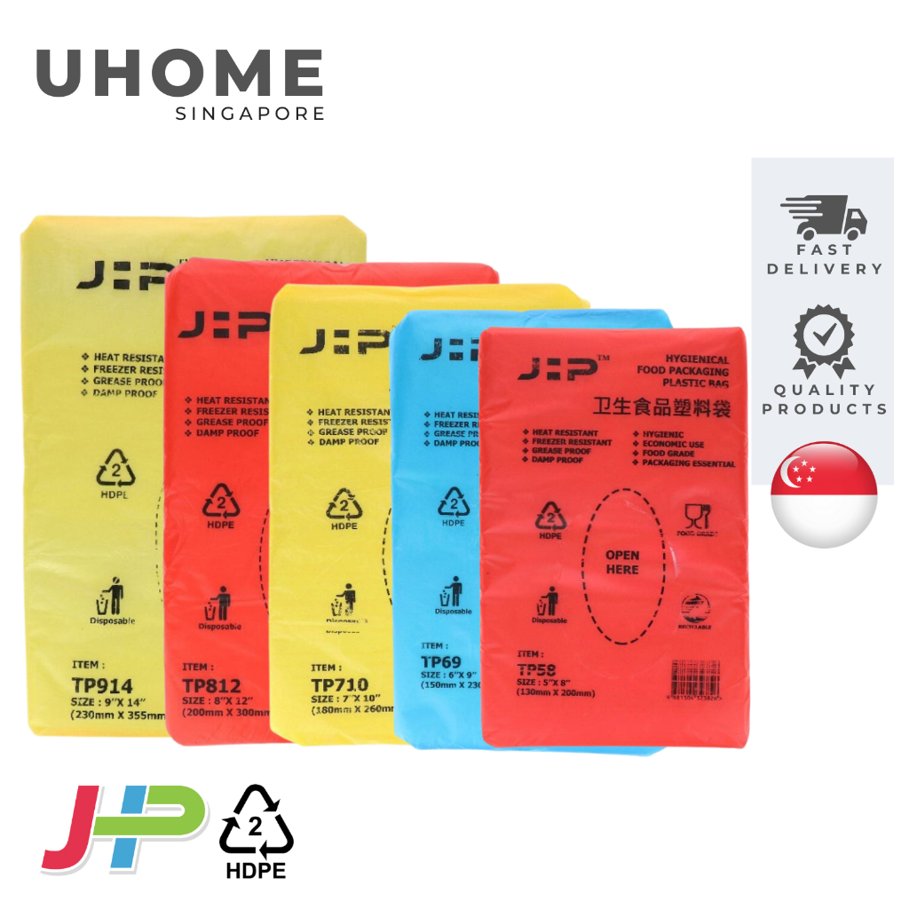 Hdpe Transparent Thin Pack Hygienical Food Packaging Plastic Bag For
