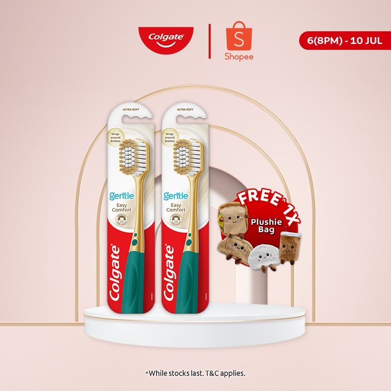 Colgate Easy Comfort Wide Head/Charcoal Spiral Super Soft Toothbrush 4s ...