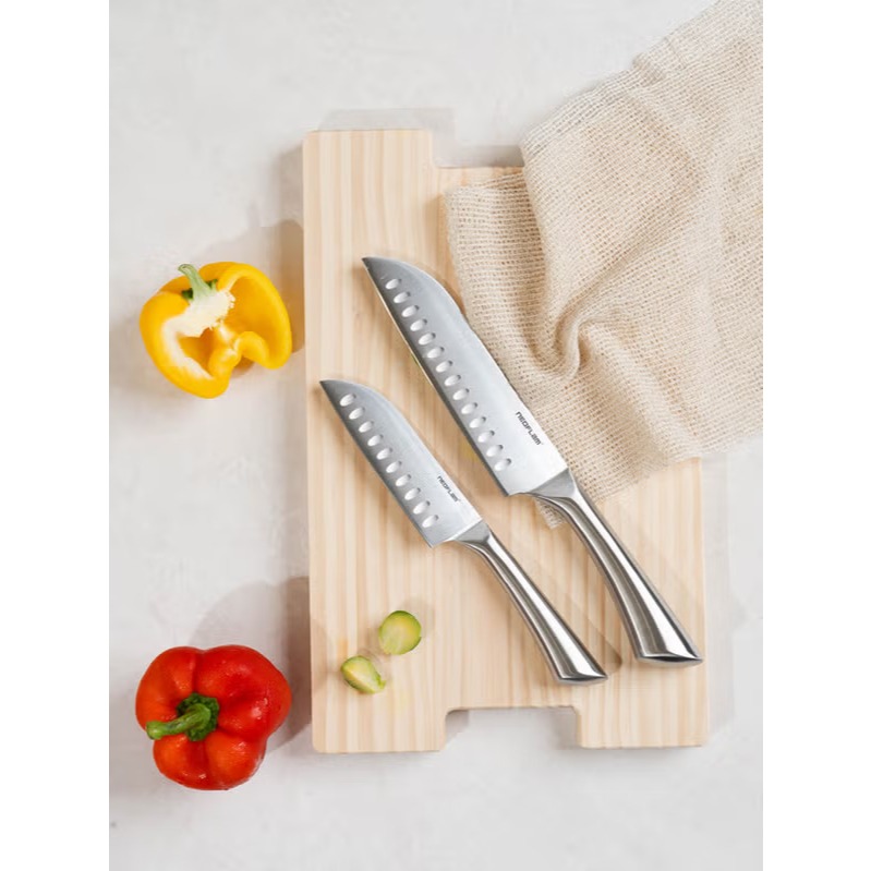 Neoflam All-Stainless Mini Santoku Knife – 5” (Stainless Steel Kitchen ...