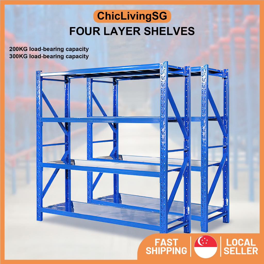 4 Tier Heavy Duty Rack | Shopee Singapore