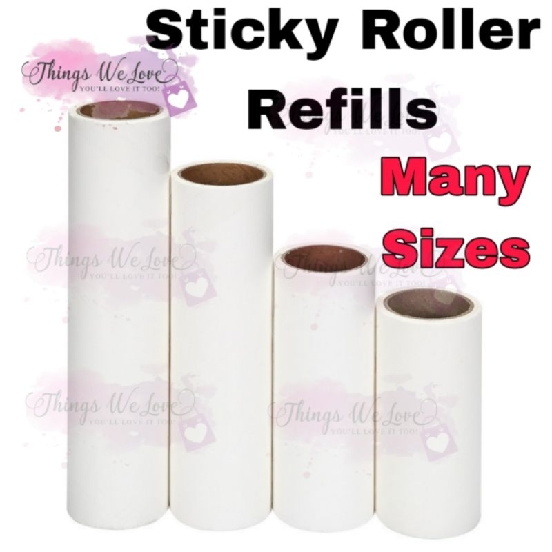 [SG] Sticky Roll Refills Only 10 16 19cm For Long Cleaning Floor ...