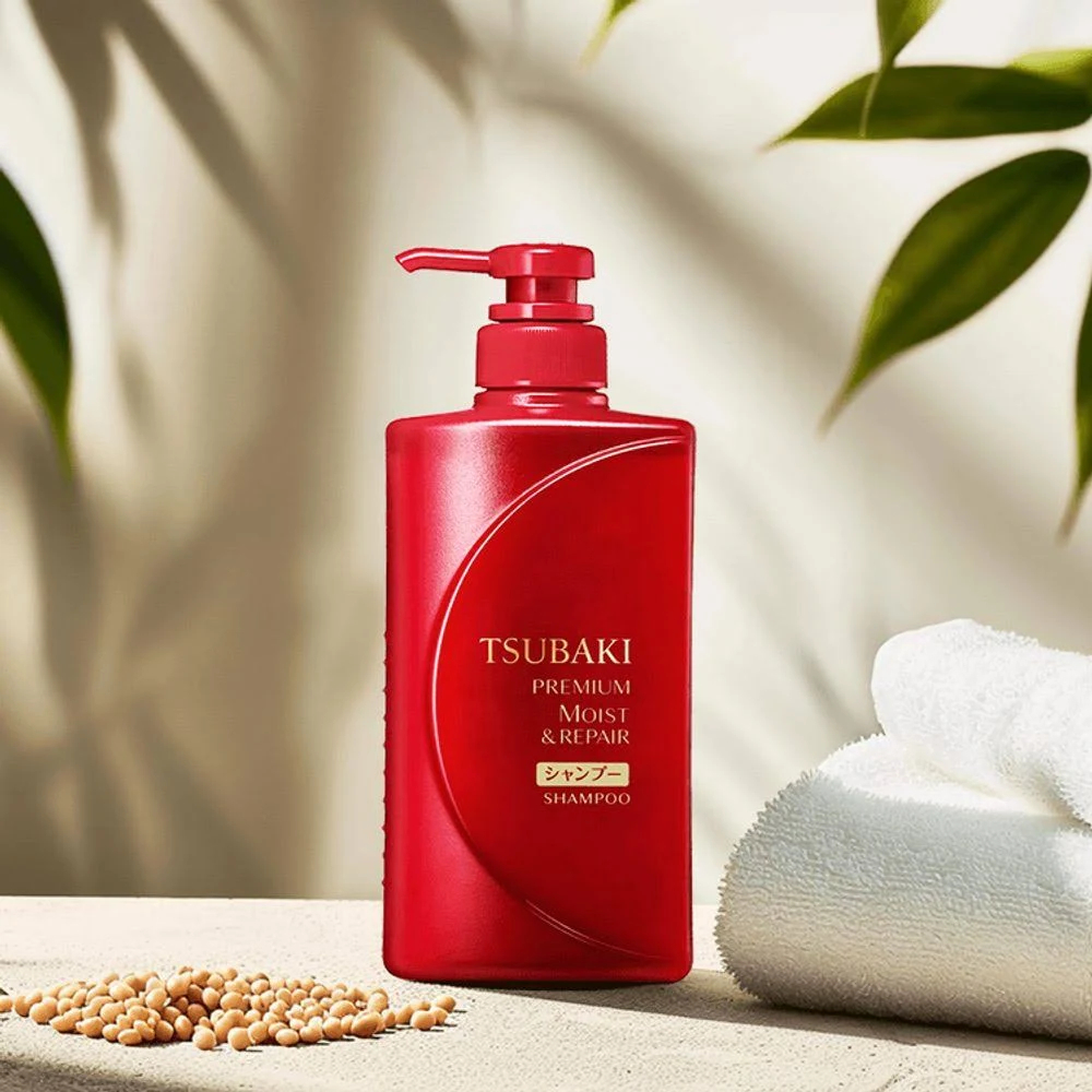 Tsubaki Premium Moist Shampoo 490ml for Silky Smooth Hair made in Japan ...