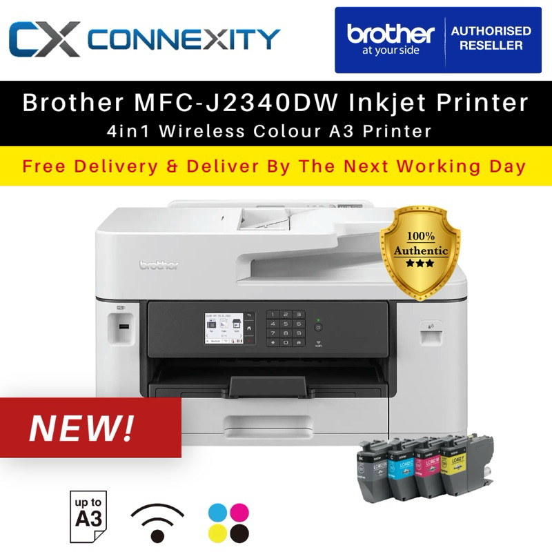 Brother MFC-J2340DW Inkjet Printer Brother A3 printer Brother Printer ...