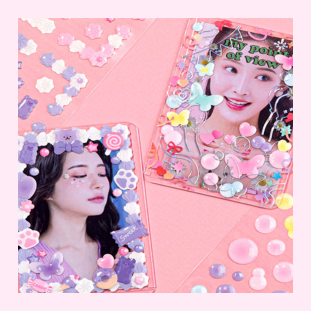 Toploader Epoxy Deco Stickers - 2 Sheets | Idol Photocard Decoration ...